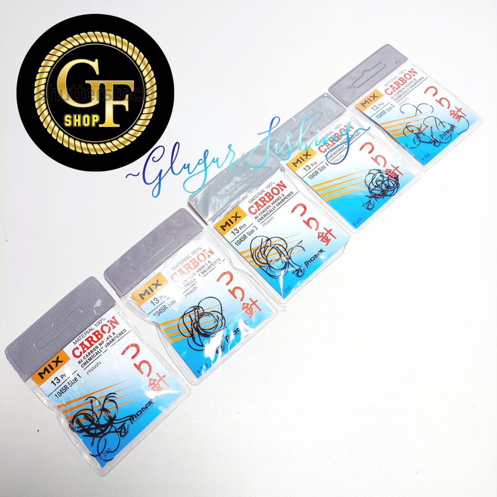 Jual MATA KAIL UDANG PIONEER MIX CARBON - TYPE: 1045R PRAWN SIZE: 1-2-3 ...