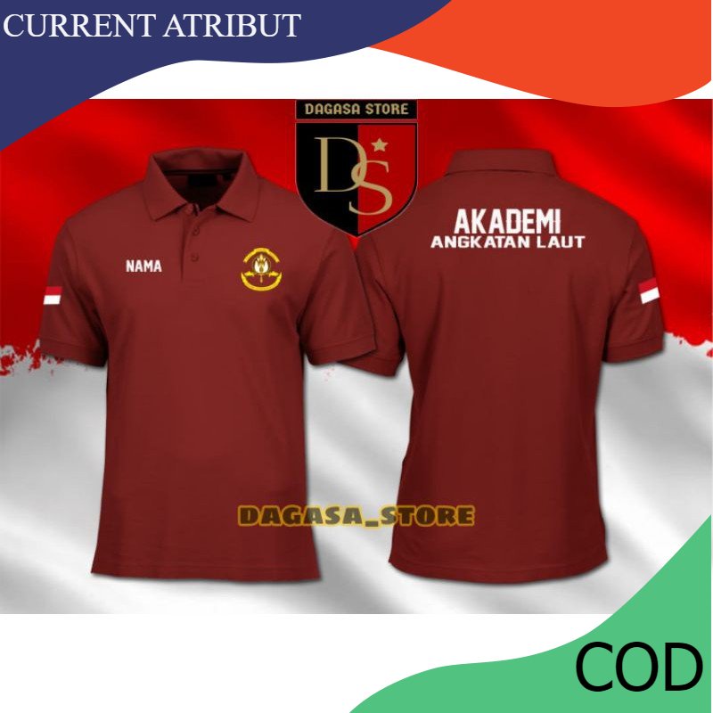 Jual KAOS POLO AKADEMI ANGKATAN LAUT | Shopee Indonesia
