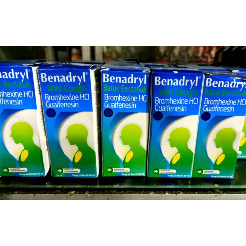Jual benadryl syrup batuk berdahak 50ml | Shopee Indonesia