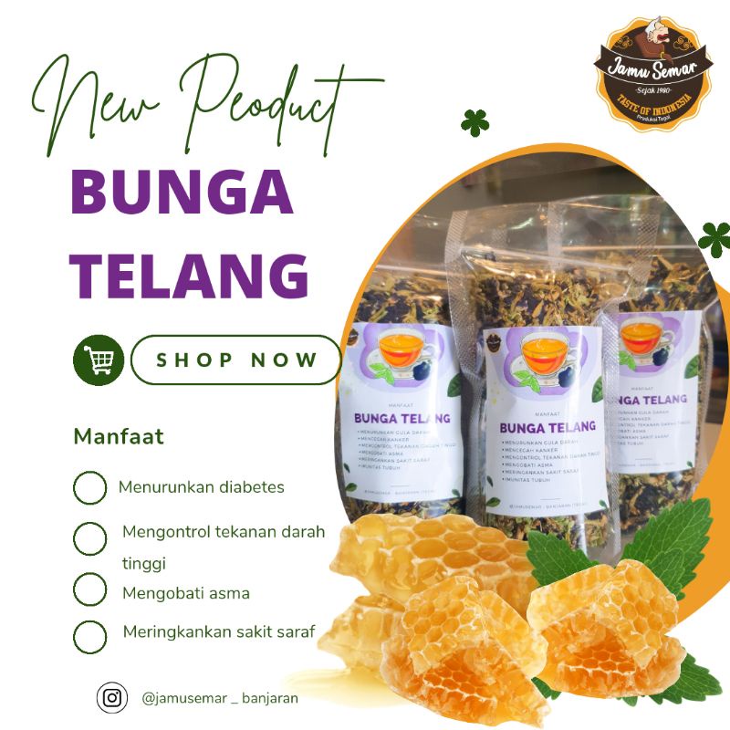 Jual Teh Bunga Telang Kering | Shopee Indonesia