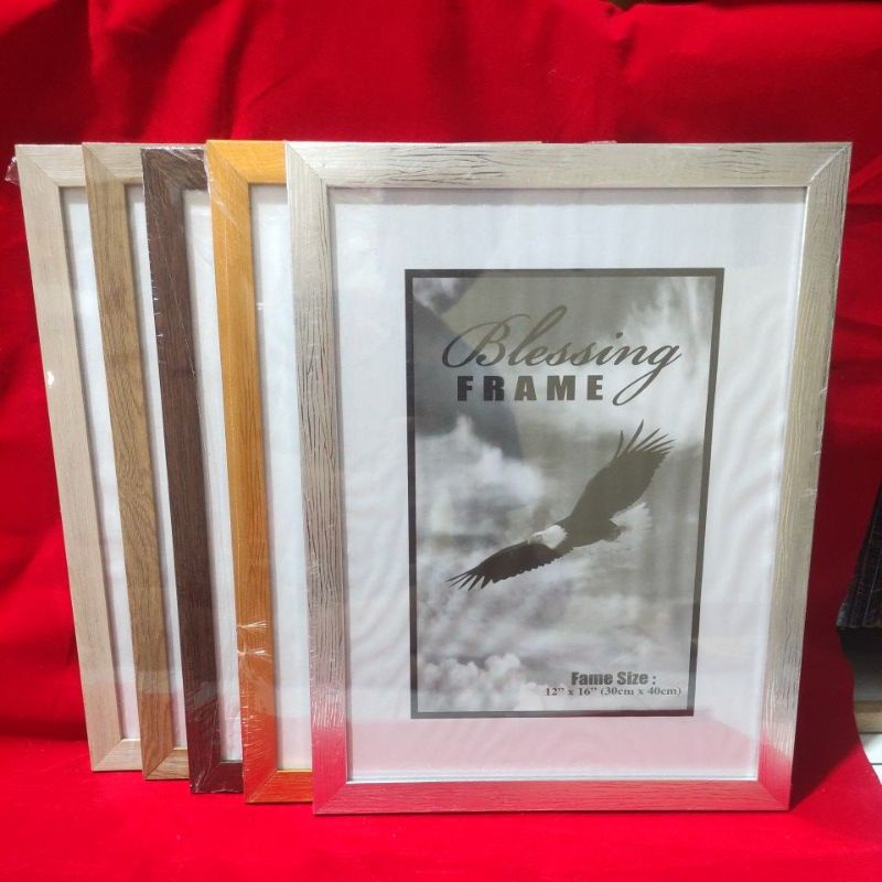 Jual Bingkai frame foto 12R 17R 30x40 cm minimalis serat | Shopee Indonesia