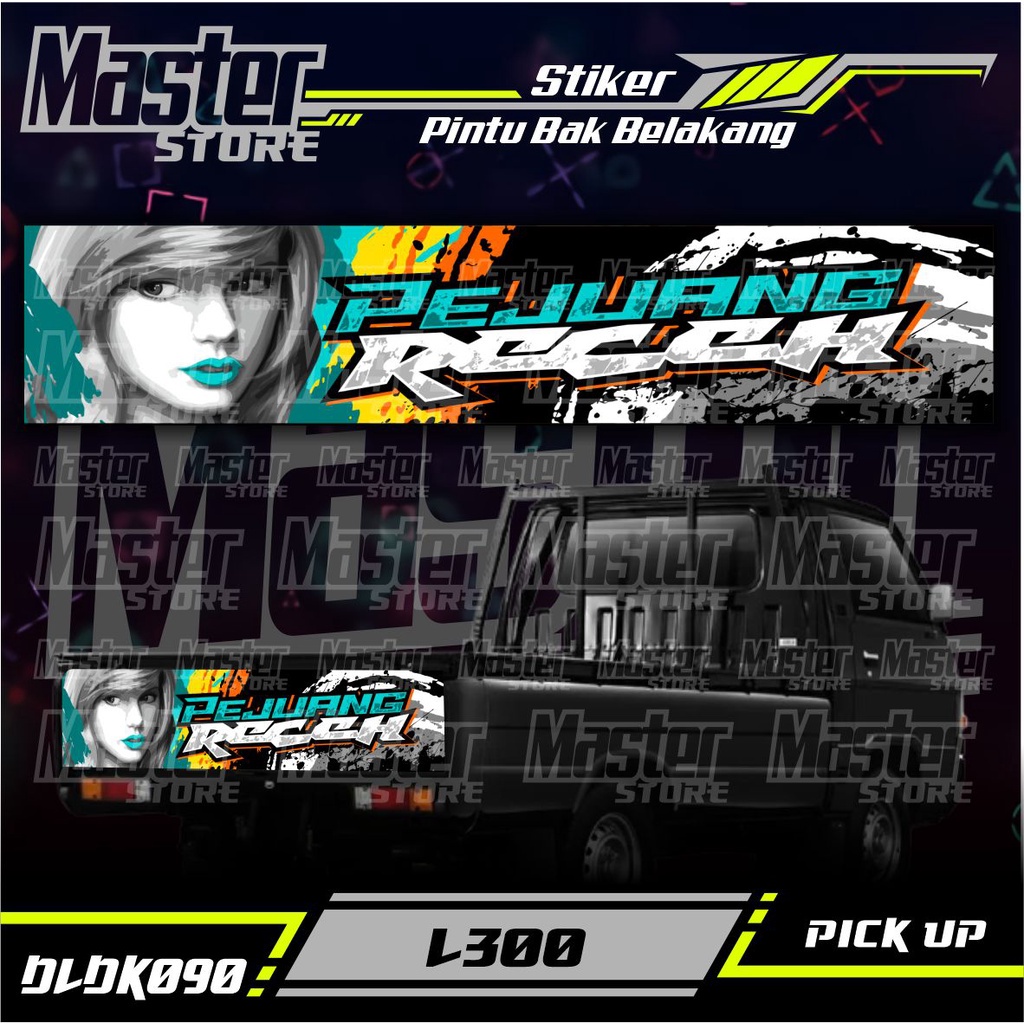 Jual Stiker Decal Pintu Bak Belakng PEJUANG RECEH All Pick Up Pick Up ...