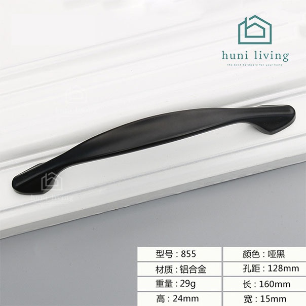 Jual Handle lemari Handle Hitam Tarikan Laci Minimalis Modern Bulat ...