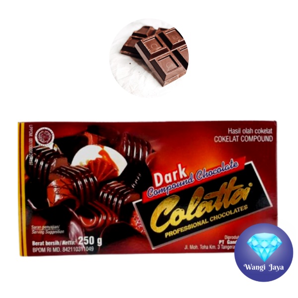 Jual COLLATA DARK COKLAT 250GR/COLATTA 250GR/COLATTA 250GR || Coklat ...