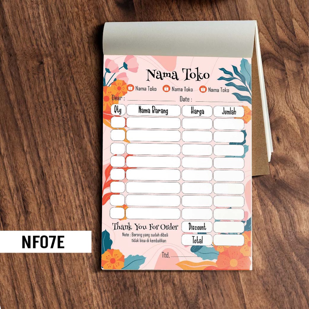 Jual Artomaringi Invoice / Nota / Faktur / Kwitansi Custom 1 2 3 ply ...