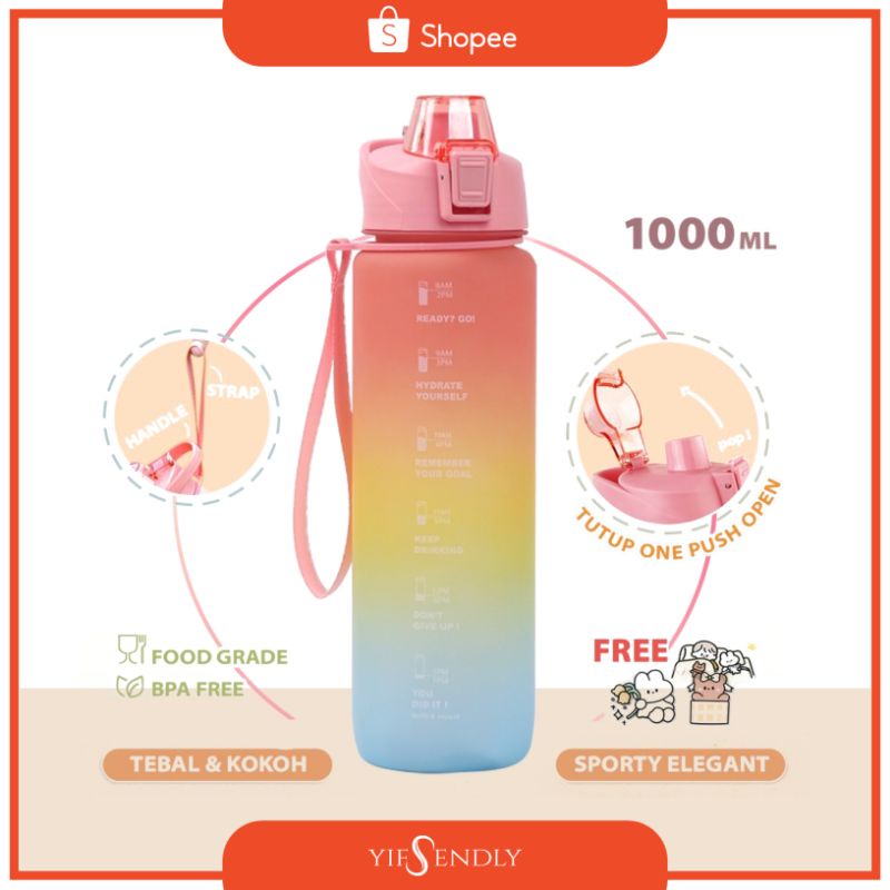 Jual BOTOL MINUM 1 LITER - BOLING (BOTOL LANGSING 1L)/BOTOL LUCU ...