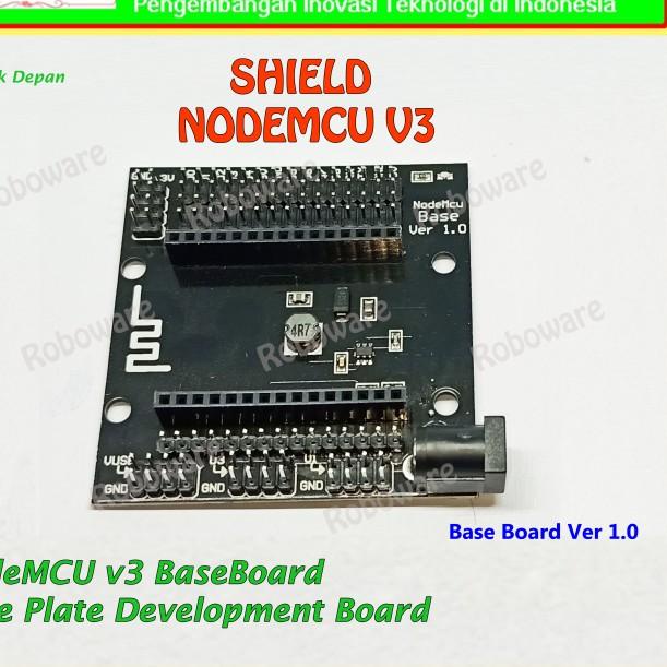 Jual NodeMCU v3 BaseBoard Base Plate Development Board Adapter IoT Node MCU | Shopee Indonesia