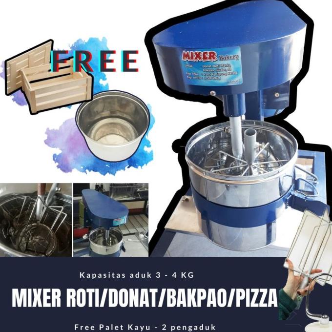 Jual Harga Mesin Pengaduk Adonan Roti - Alat Mixer Donat / Roti ...