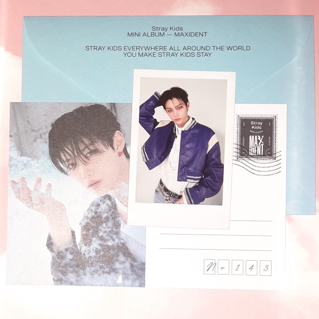 Jual (photocard) stray kids maxident official pc bangchan felix ...