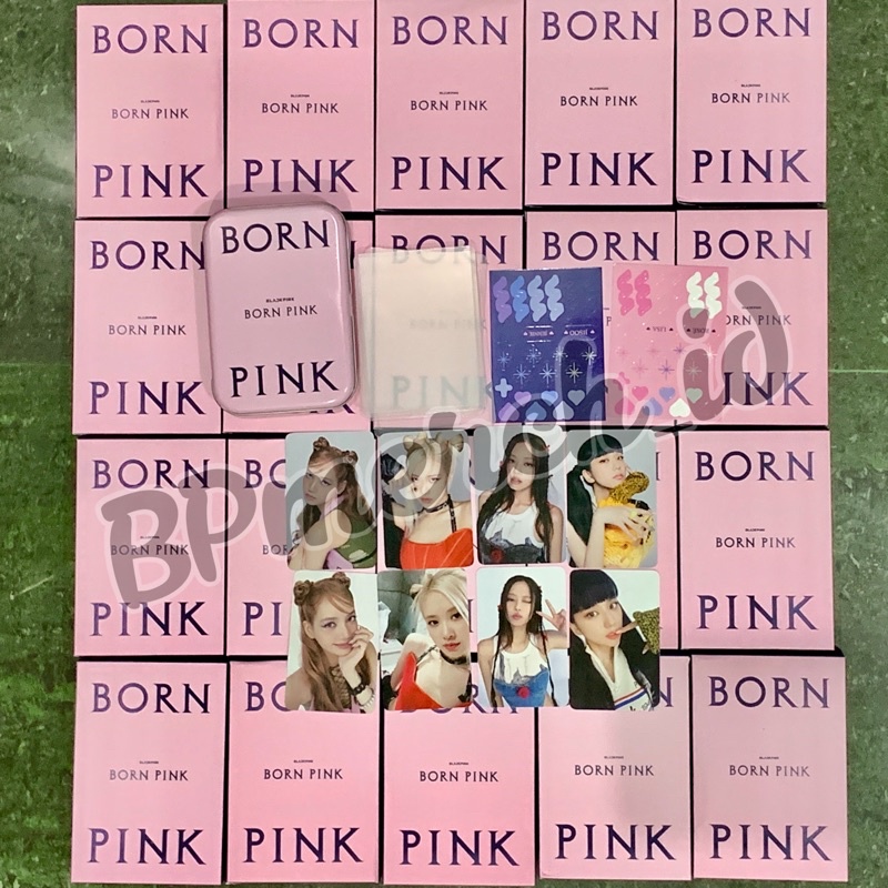 Jual BLACKPINK BORN PINK MERCH MD PHOTOCARD + TOPLOADER KIT | Shopee ...