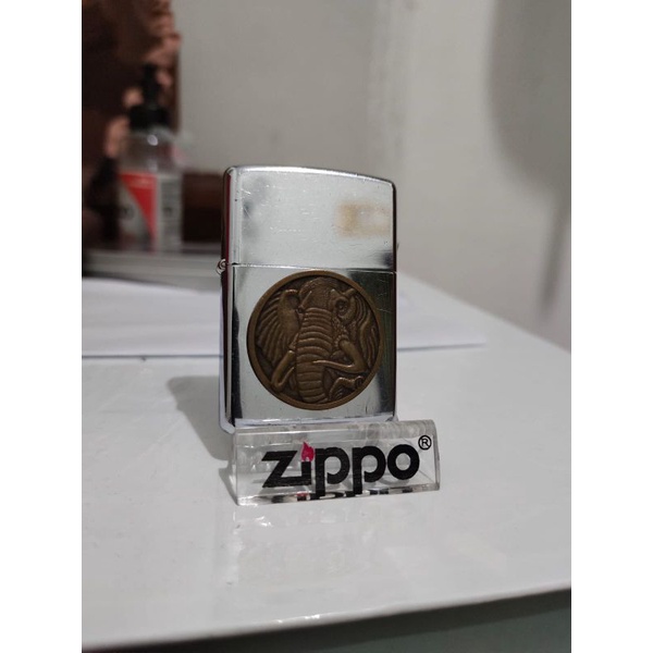 Jual zippo bekas zippo lawas emblem gajah original 100% | Shopee Indonesia