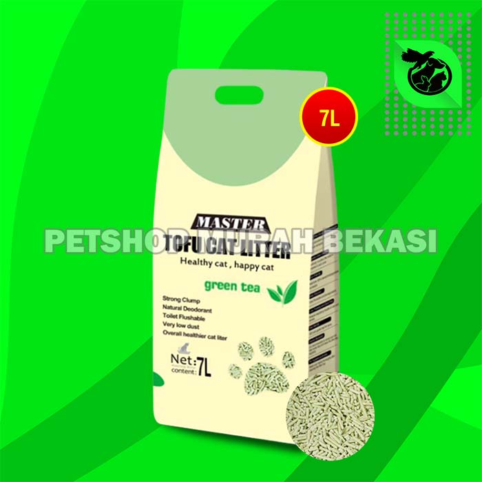Jual Master Tofu Soya Cat Litter Pasir Gumpal Kucing 7 Litter | Shopee ...