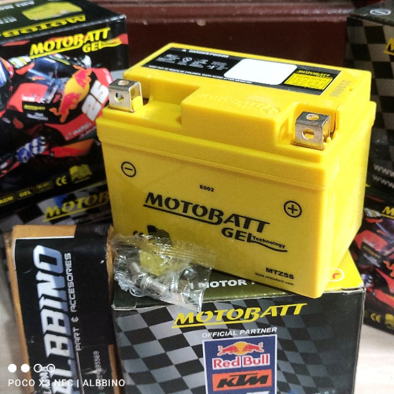 Jual Aki kering MOTOBATT MTZ5S MTX3L aki baht GTZ-5S Tiger Megapro CB ...