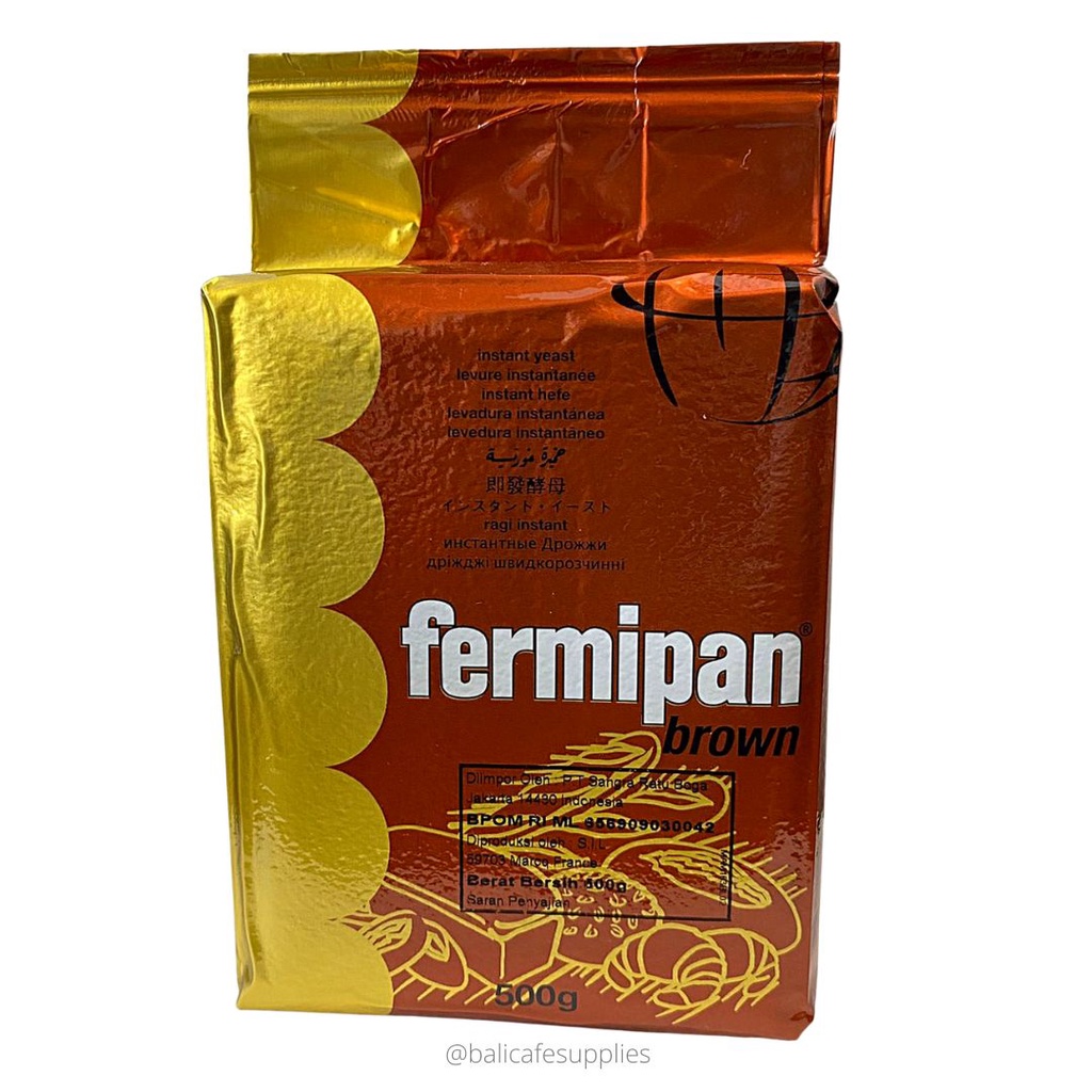 Jual Fermipan Yeast Brown 500gr / Fermipan Ragi Coklat 500gr | Shopee ...