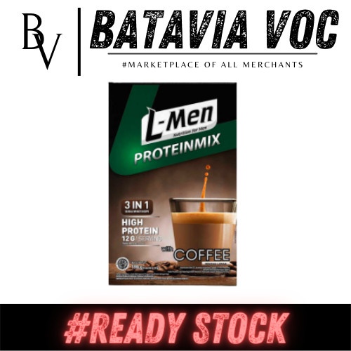 Jual L-Men Protein Mix Coffee / Kopi Protein | Shopee Indonesia