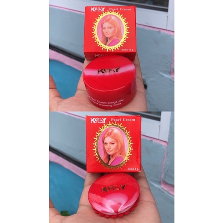 Jual KELLY PEARL CREAM/BEDAK KELLY/ALAS BEDAKCREAM PENCERAH WAJAH 5gr ...