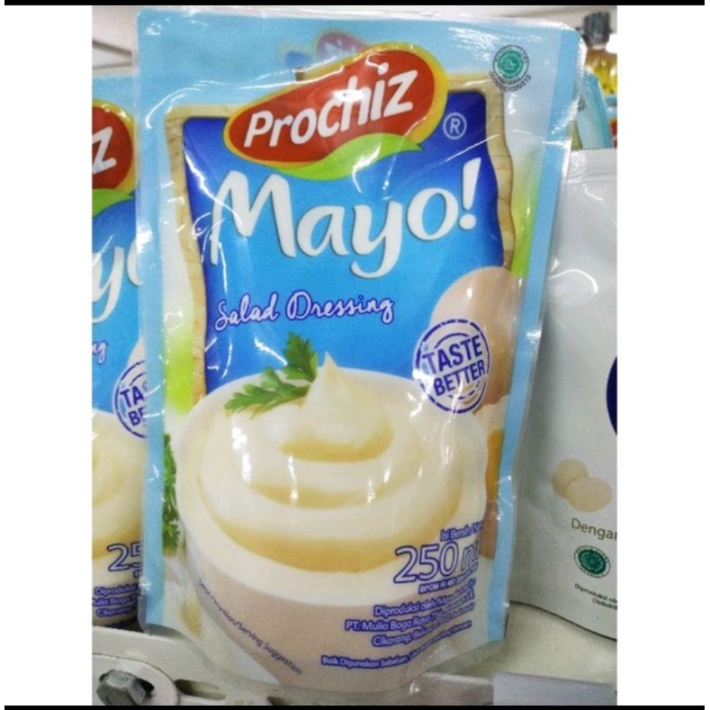 Jual PROCHIZ MAYO 250ml Mayonese Mayonnaise Salad Dressing | Shopee ...
