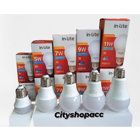 Jual Lampu Led in-lite inlite in lite INB010 3W 5W 7W 9W 11W 15W 18W Inlite Value Saries In lite ...