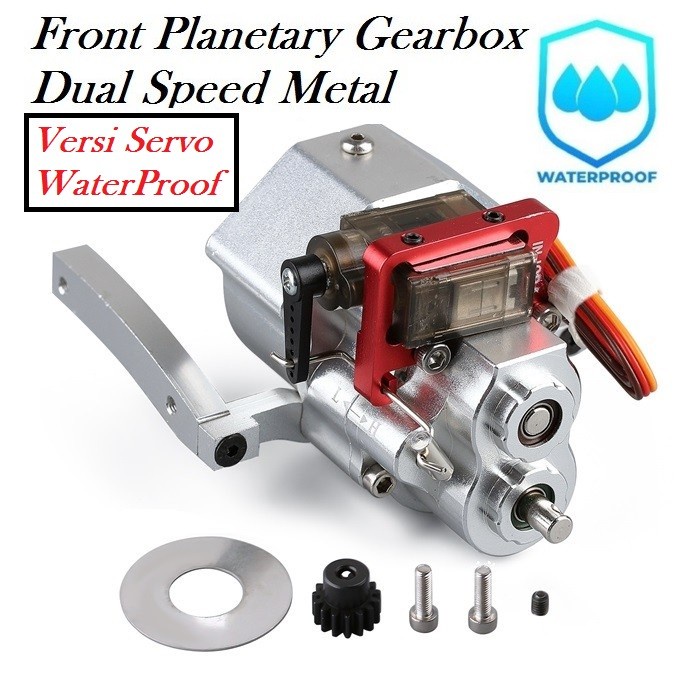 Jual Injora Front Planetary Gearbox Dual Speed Metal For Frame Kit ...