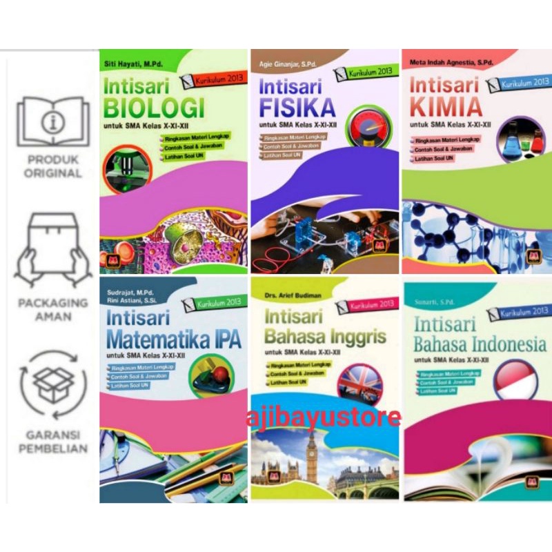 Jual BUKU BANK SOAL DAN PEMBAHASANNYA SMA IPA INTISARI SMA IPA BIOLOGI ...