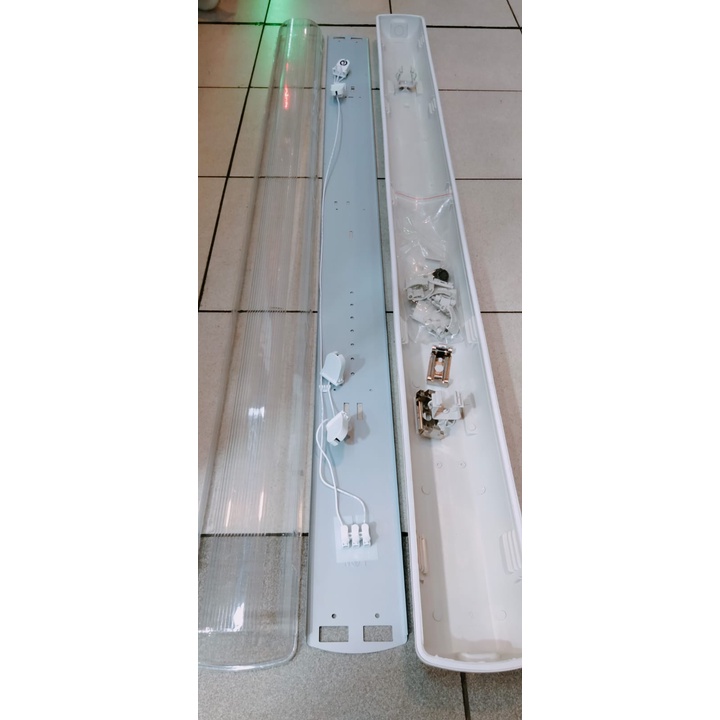 Jual KAP LAMPU TL WATERPROOF ZETALUX IP65 KOSONGAN 120CM / RUMAH LAMPU ...