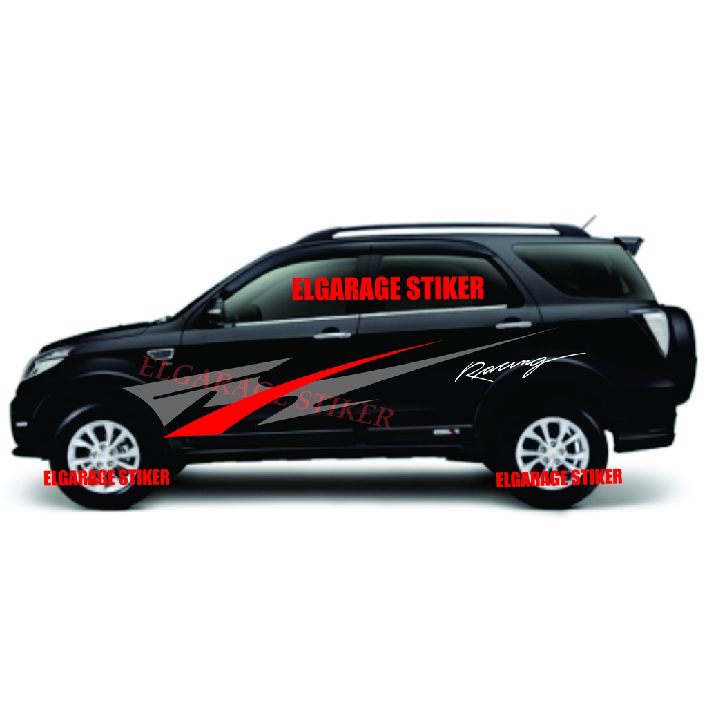 Jual Stiker mobil rush cutting stiker body samping mobil rush stiker ...
