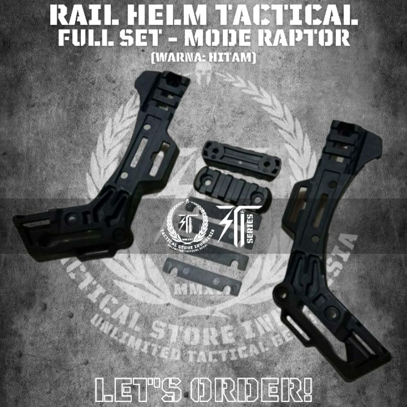 Jual Rail Helm Tactical Mode Wendy Raptor - Rel Helm Wendy Tactical ...