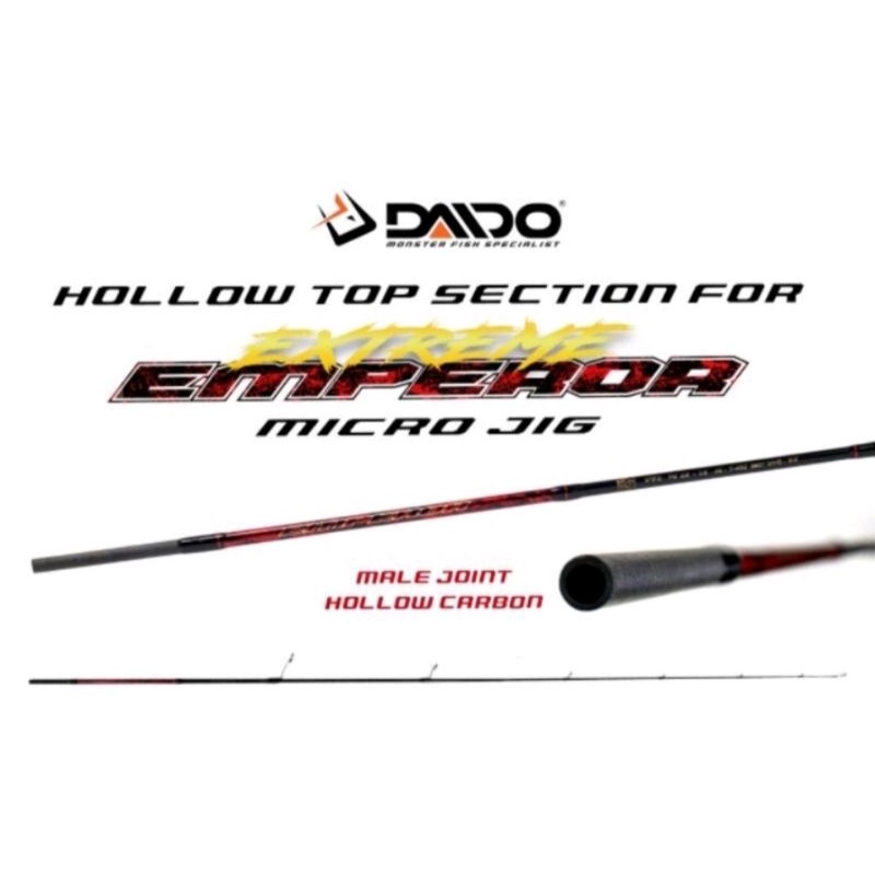 Jual Top Daido Emperor Micro Jig Ujungnya saja || Top ujung joran daido emperor micro jig ...