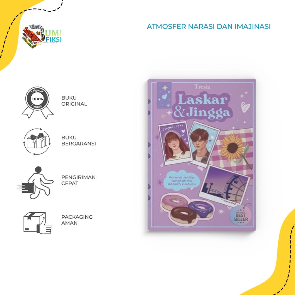 Jual Buku Novel Laskar & Jingga - Coconut Books - Tresia - Bumi Fiksi ...