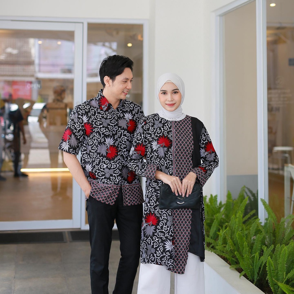 Jual Benang Raja Batik Couple Pria Wanita Motif Ak Langit | Shopee ...