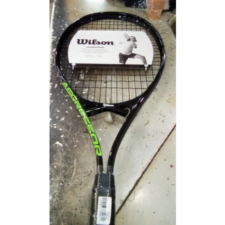 Jual RAKET TENIS WILSON AGGRESSOR HITAM ORIGINAL | Shopee Indonesia