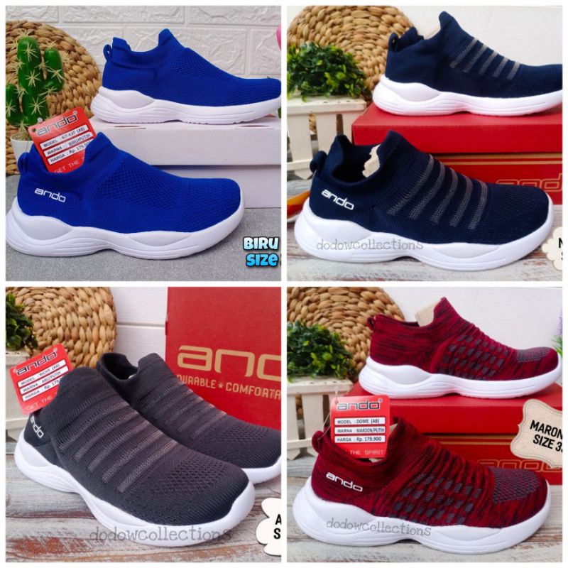 Jual SEPATU RAJUT ANAK LAKI-LAKI ANDO RICHY DOME KIT KAT BIRU SIZE 33 ...