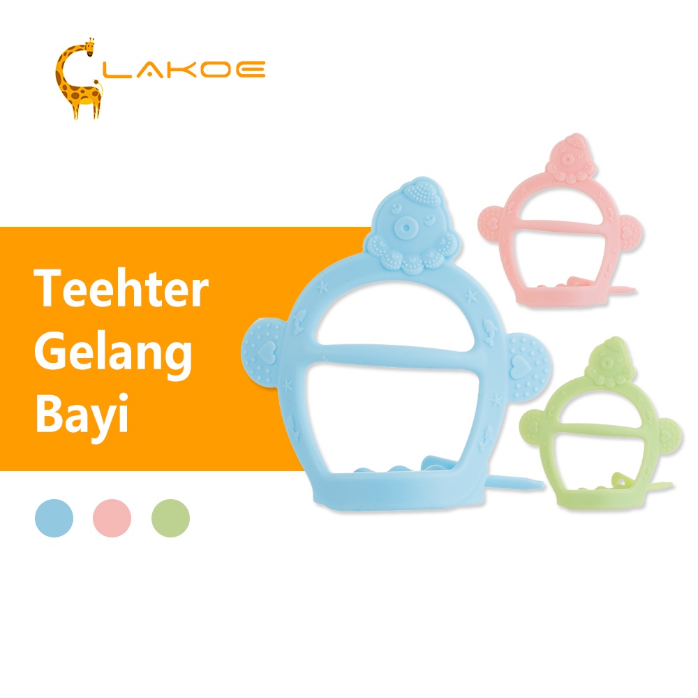 Jual LAKOEOFFICIALMALL Mainna Teether Gigitan Bayi Teether Gelang Bayi ...