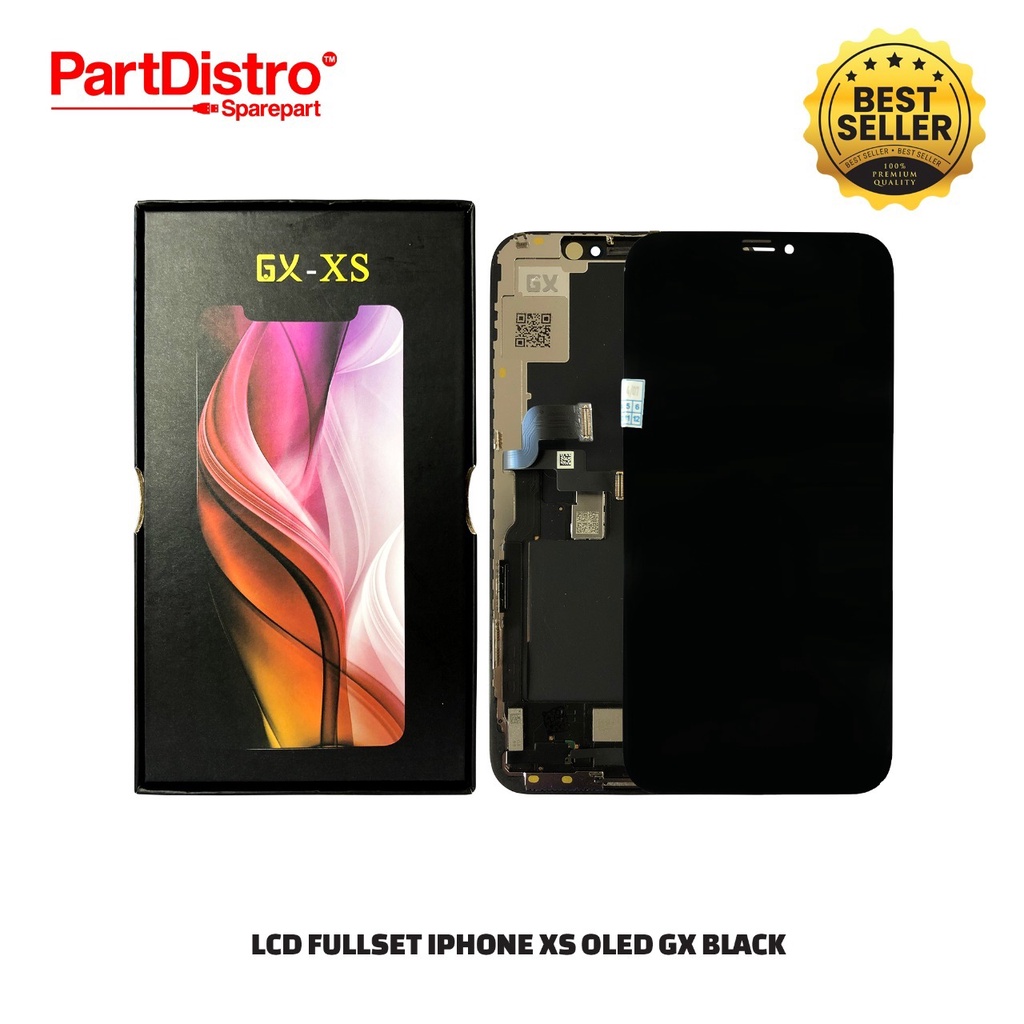 Jual LCD+TS IPHONE XS OLED GX BLACK OEM | Shopee Indonesia