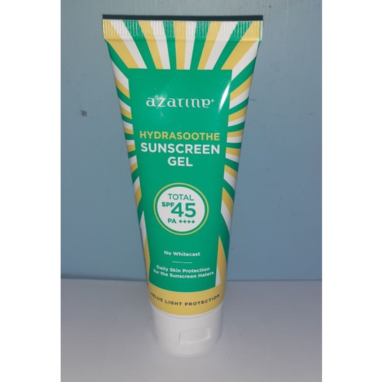 Jual AZARINE HYDRASOOTHE SUNSCREEN GEL SPF 45 PA++++ ORIGINAL NEW ...
