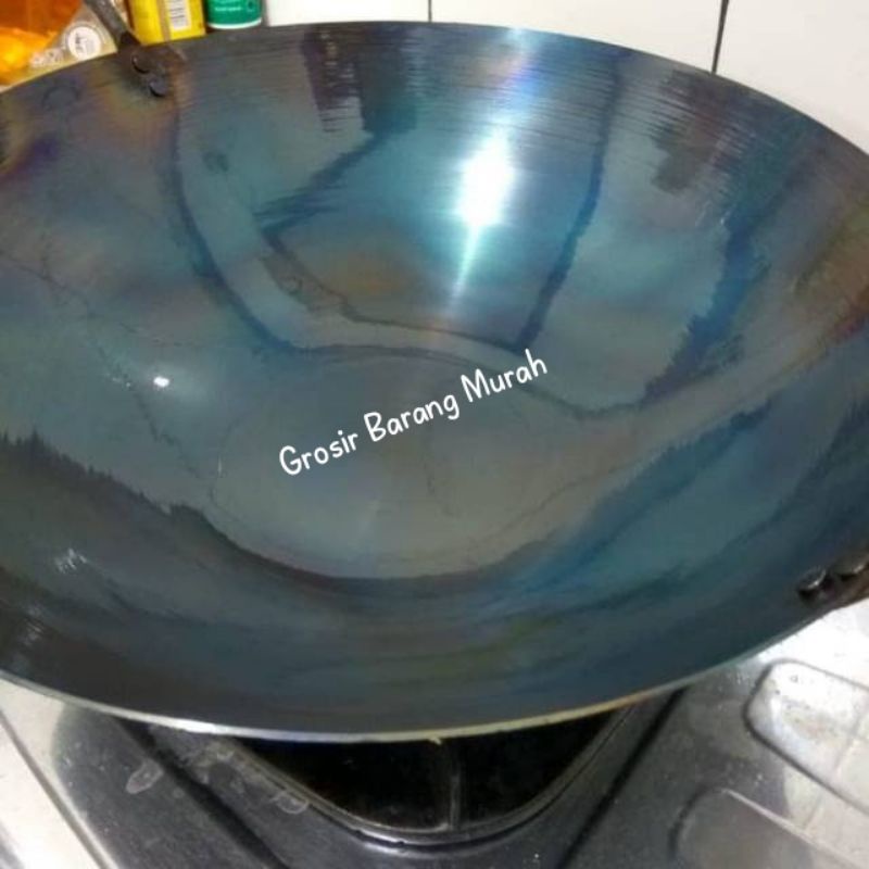 Jual Wajan Baja 60Cm Wok Baja Wajan Nasi Goreng Kuali Baja Wajan Kuali ...