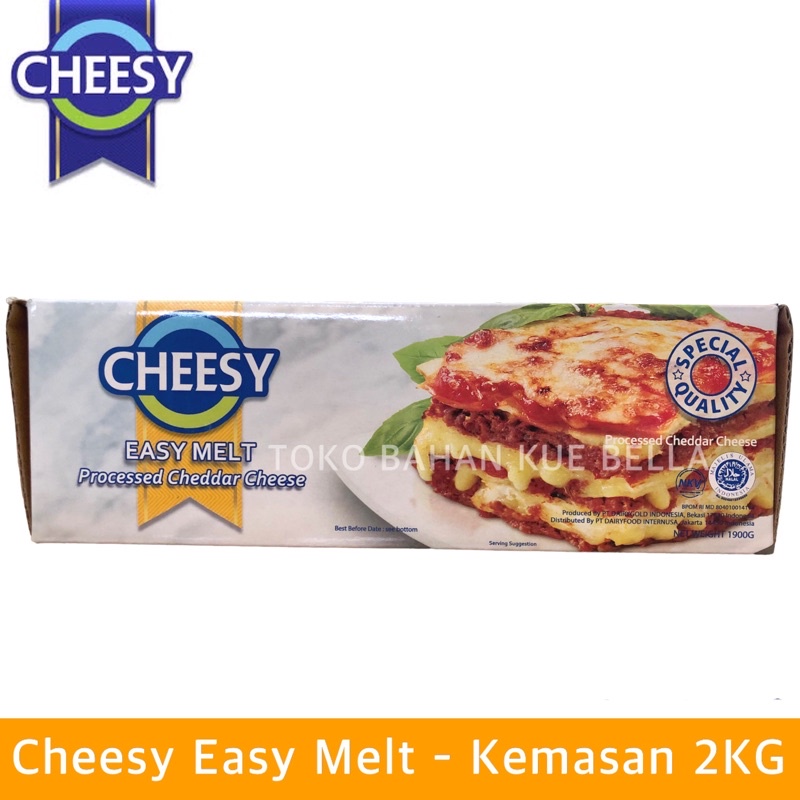 Jual Cheesy EASY MELT 2KG - Keju Quick Melt Cheese | Shopee Indonesia