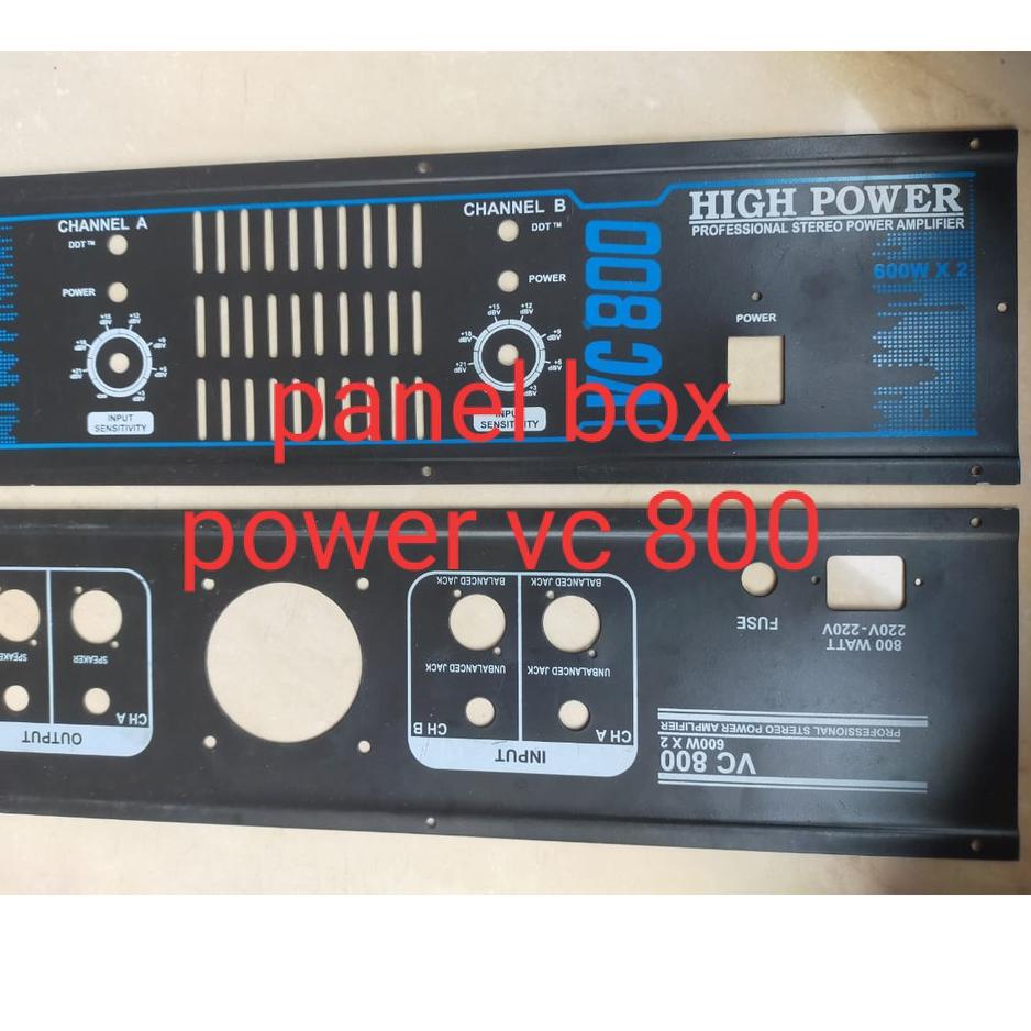 Jual EXCLUSIVE!PANEL BOX POWER AMPLI, PANEL PLAT BOX AMPLI VC.800|SQ9 ...