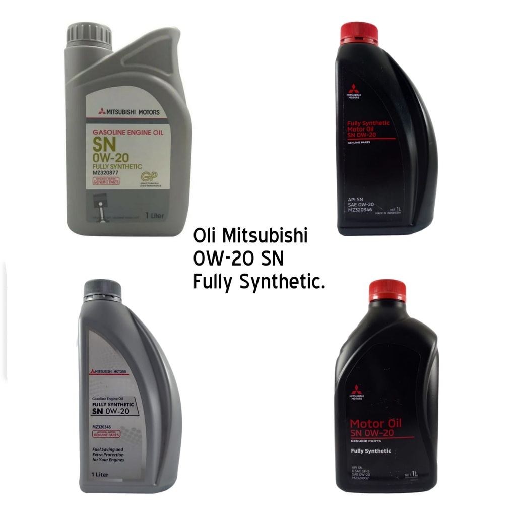 Jual Oli Mesin Mitsubishi 0W20 Xpander Expander SAE 0W-20 SN Fully ...