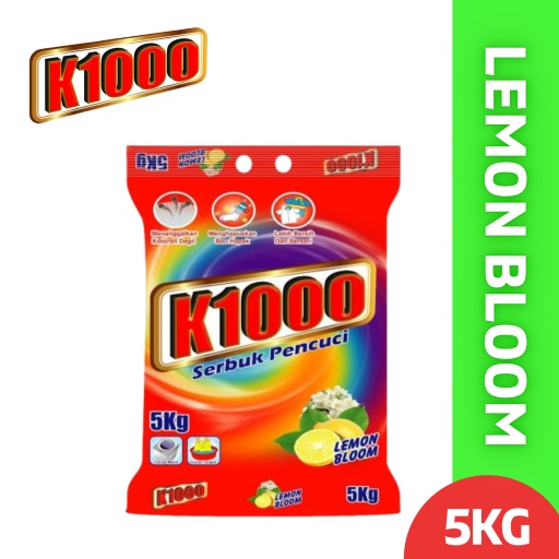 Jual K1000 Serbuk Pencuci, Lemon Bloom 5kg | Shopee Indonesia