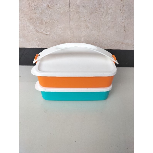 Jual Tupperware tepak makan traveling kedap udara anti tumpah small ...