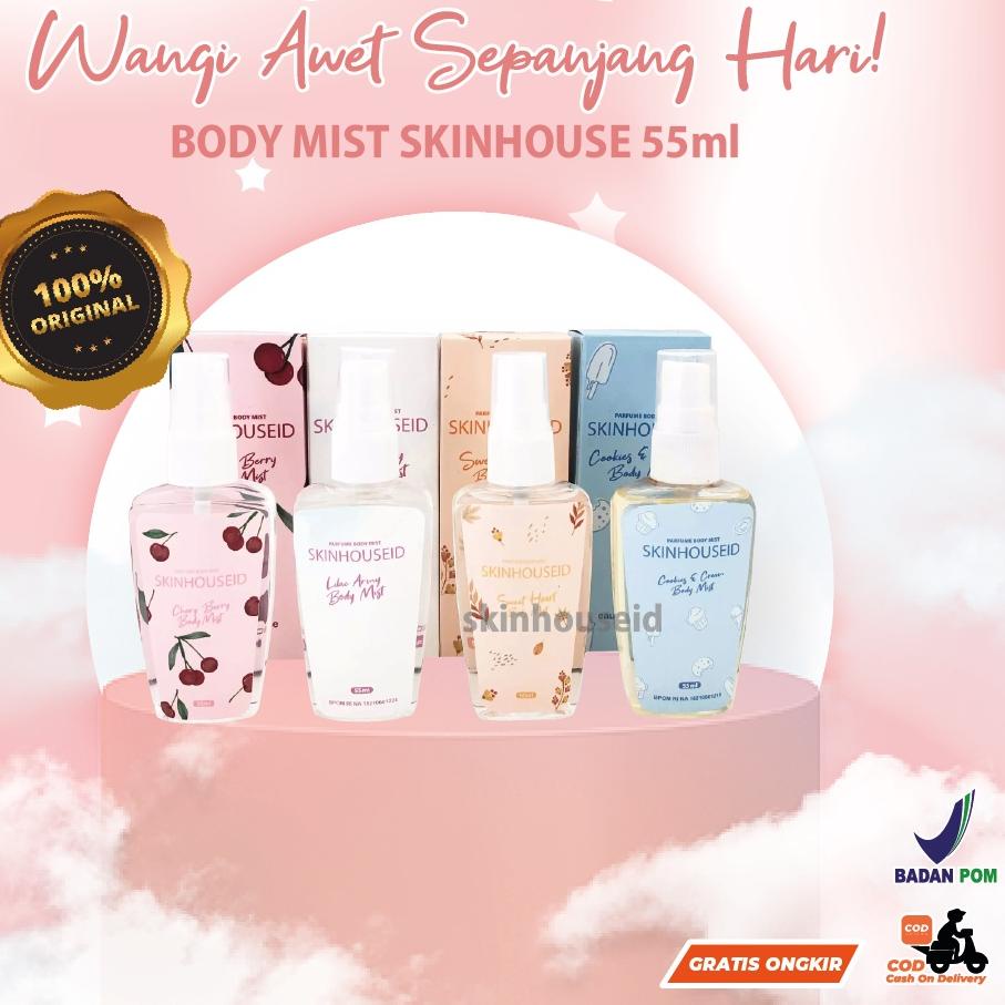 Jual Produk GWJ BODY MIST SKINHOUSEID 55ml 46 Laris | Shopee Indonesia