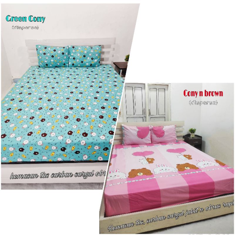 Jual SPREI KARET KATUN PREMIUM 90/100/120/140/160/180/200 HOMEMADE ...
