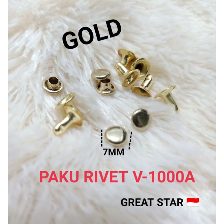Jual Paku Tali ID Card/Kancing Centang Rivet KELING 100 PCS/PAK ...