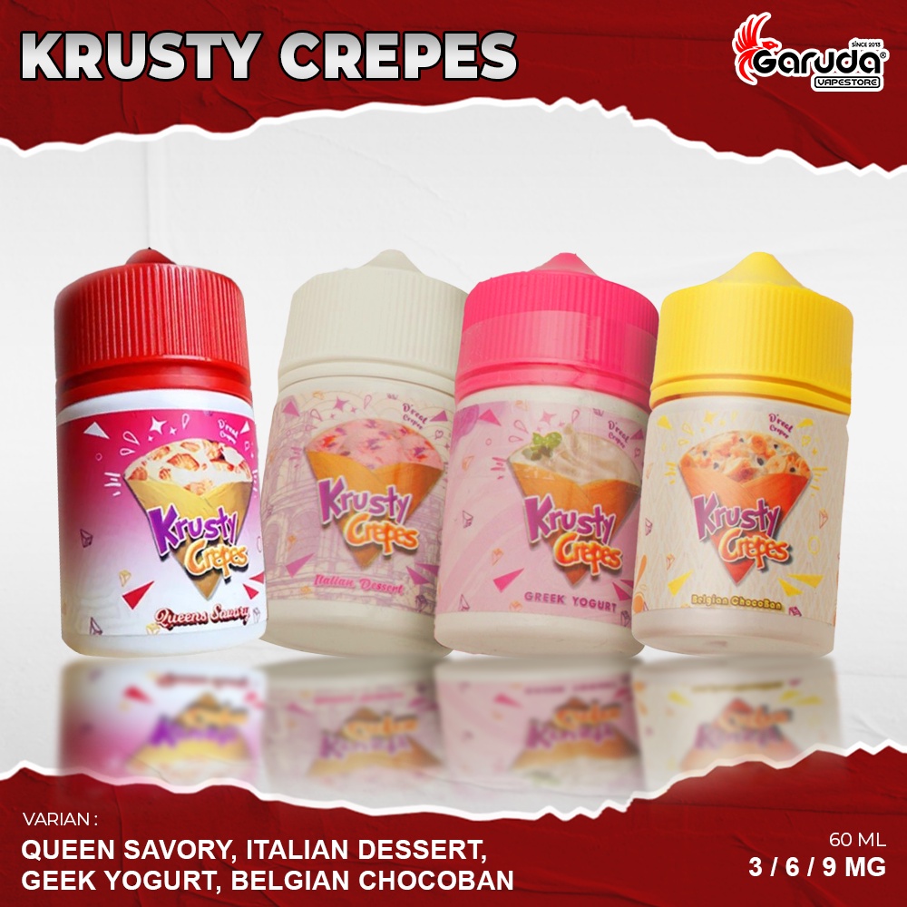 Jual Liquid Krusty Crepes By Java Juice 60ml Bercukai | Shopee Indonesia