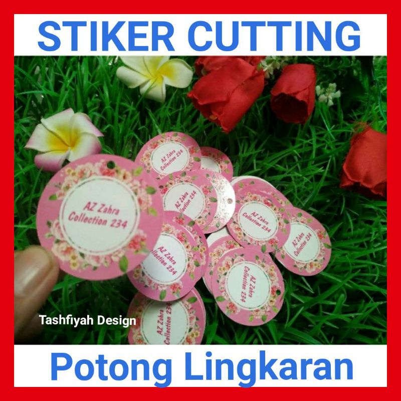 Jual Print cetak stiker sticker Cutting mirror A3 6 lembar lebel olshop ...