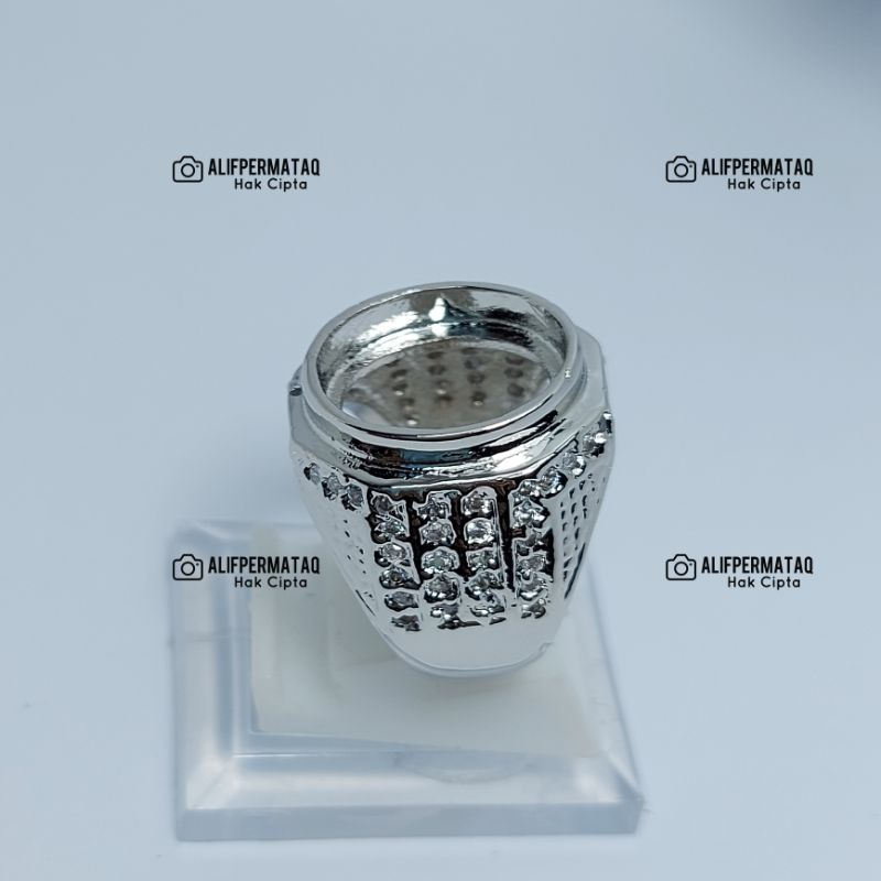 Jual EMBAN RING ALPAKA SUPER MEWAH MODEL TANAM DIMENSI 16 x 12mm ...