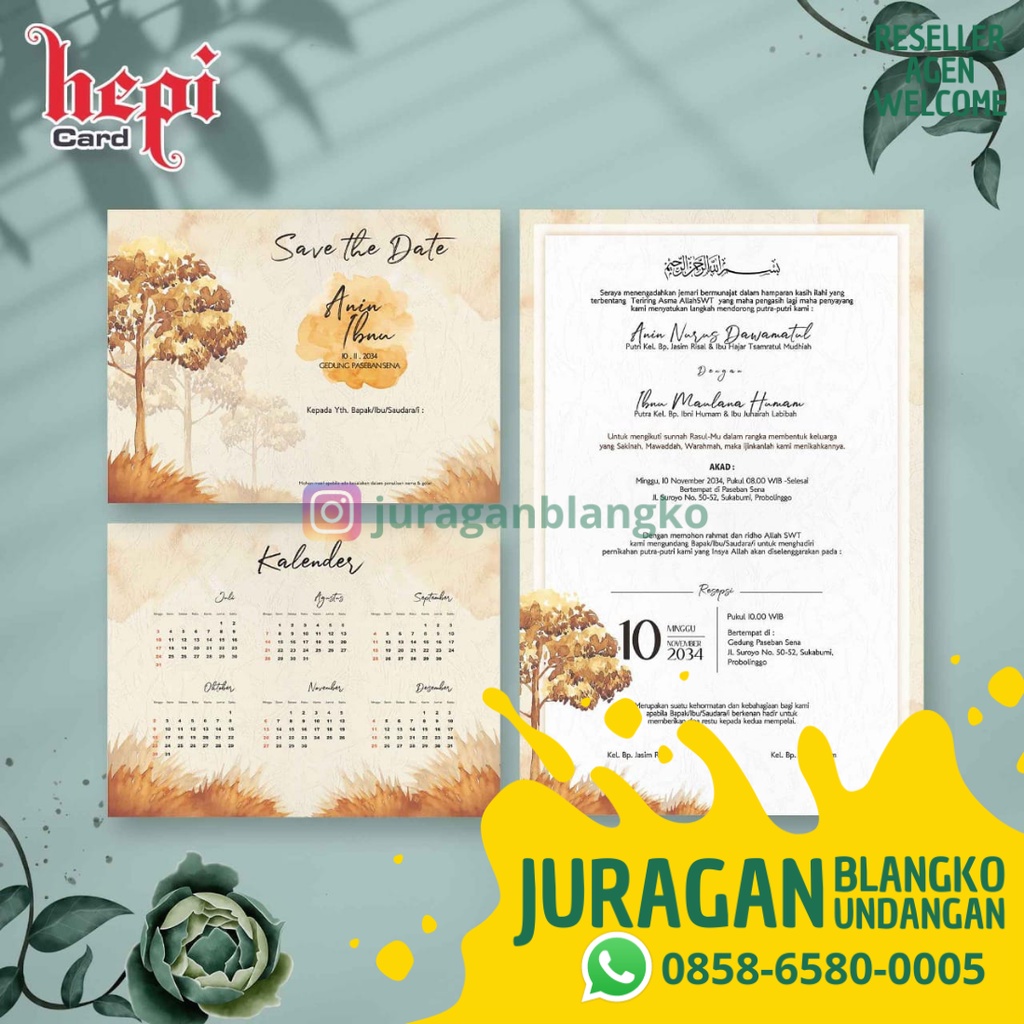 Jual BLANGKO UNDANGAN MURAH HEPI 22.310 | Shopee Indonesia