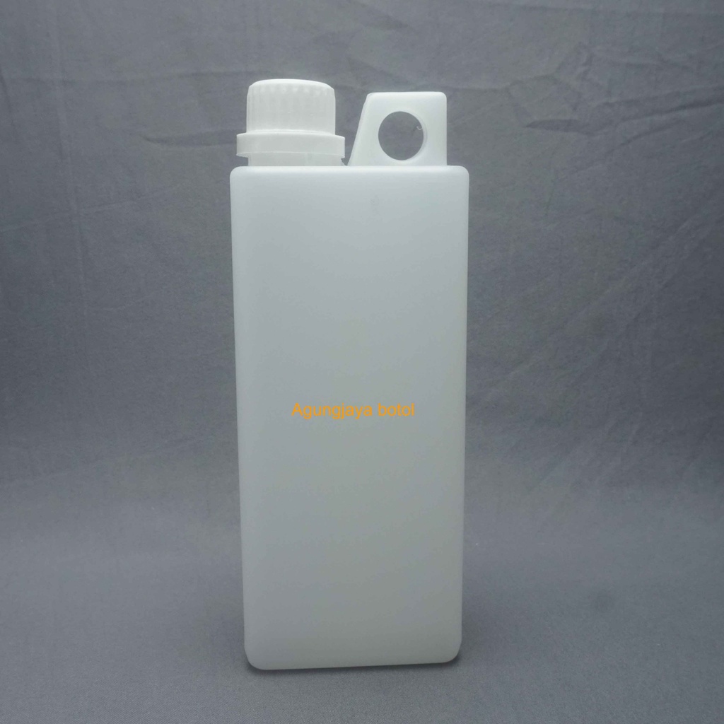 Jual Botol Jerigen 1 L Kotak Natural HDPE Neck 30 Set Spl/Jerigen 1000 ...