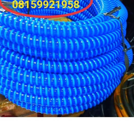 Jual Selang Hisap Spiral Biru 2 inci Selang Pompa Air Sedot Irigasi PVC ...